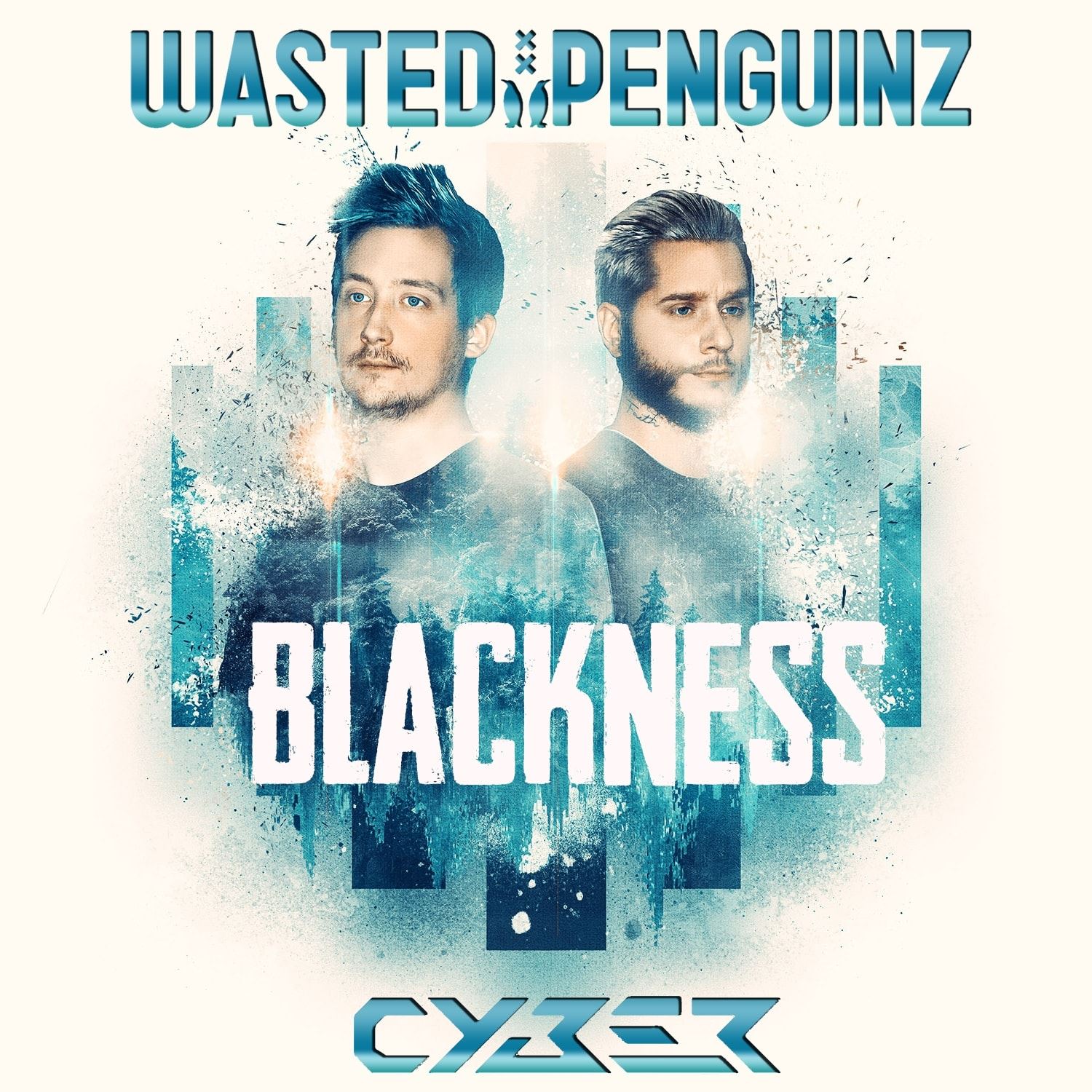 Cover art for the Wasted Penguinz & Cyber - Blackness Hardstyle lyric